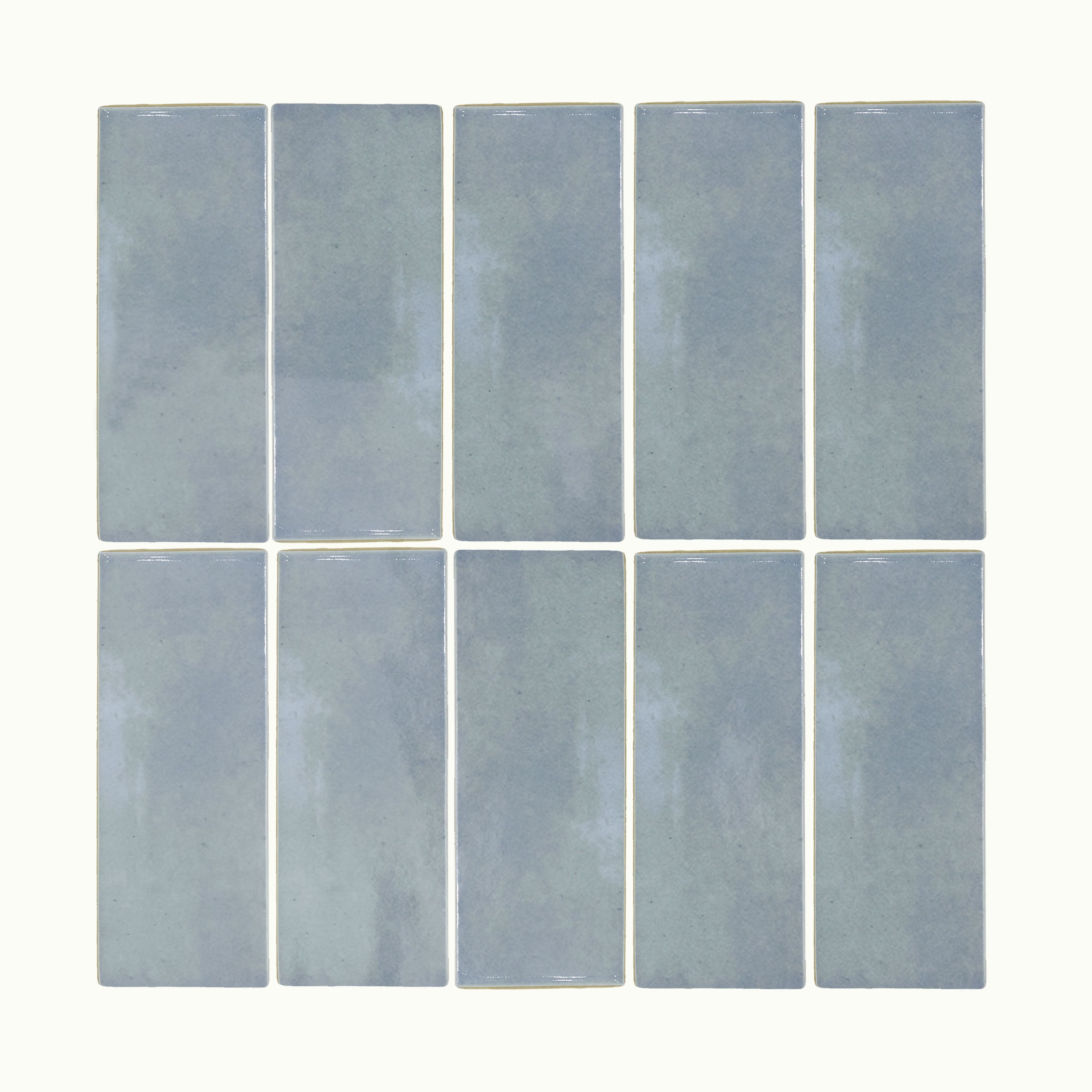 Monet Sky Blue Subway Tile – Tisa Home