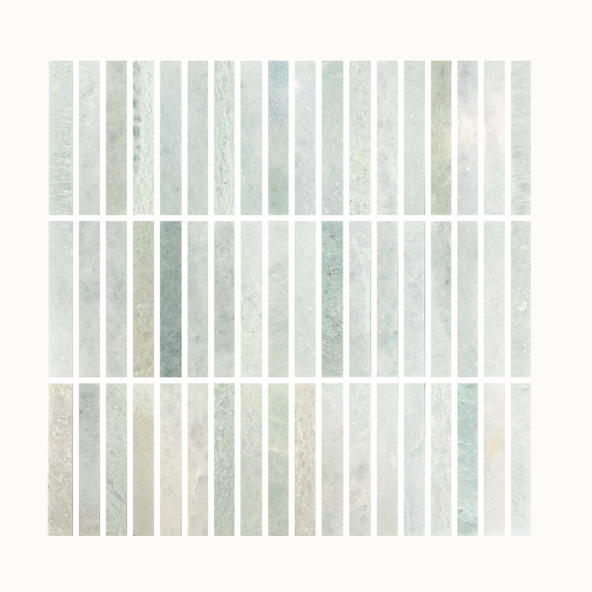 Linden Ming Green Marble Mosaic Tile – Tisa Home