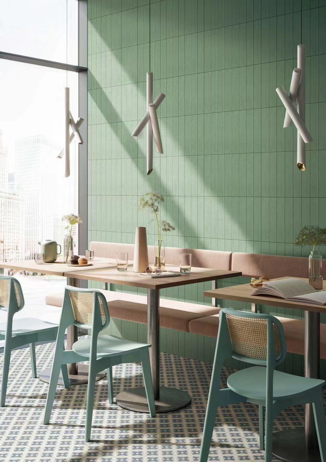 Brixton Moss Subway Tile – Tisa Home